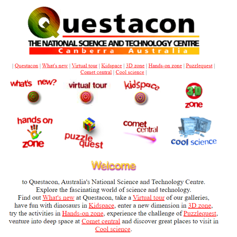 Our history | questacon